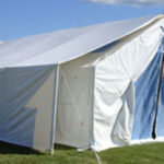 Disaster Relief Tent – White and Blue – Best Home Gardens - Breathe ...
