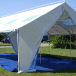 Disaster Relief Tent – White and Blue – Best Home Gardens - Breathe ...
